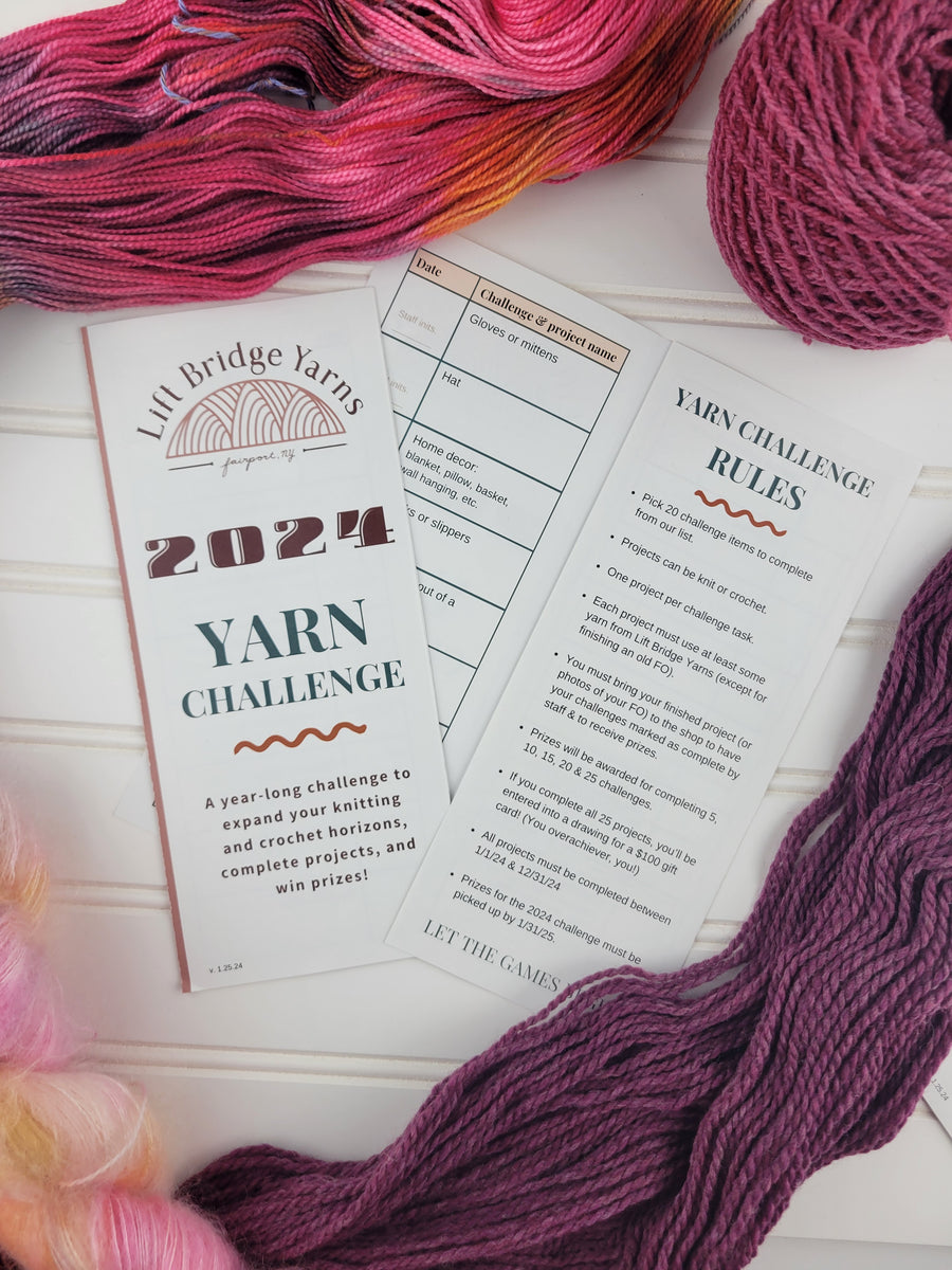 Lift Bridge Yarns Blog | Introducing the 2024 Yarn Challenge
