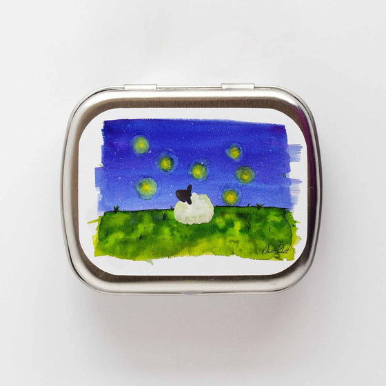 Twice Sheared Sheep | Firefly Dreams Stitch Marker Storage Tin | Small ...