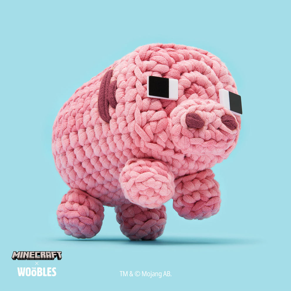 The Woobles | Minecraft Pig Crochet Kit – Lift Bridge Yarns