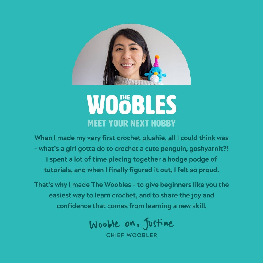 The Woobles | Maeve the Duck Crochet Kit – Lift Bridge Yarns