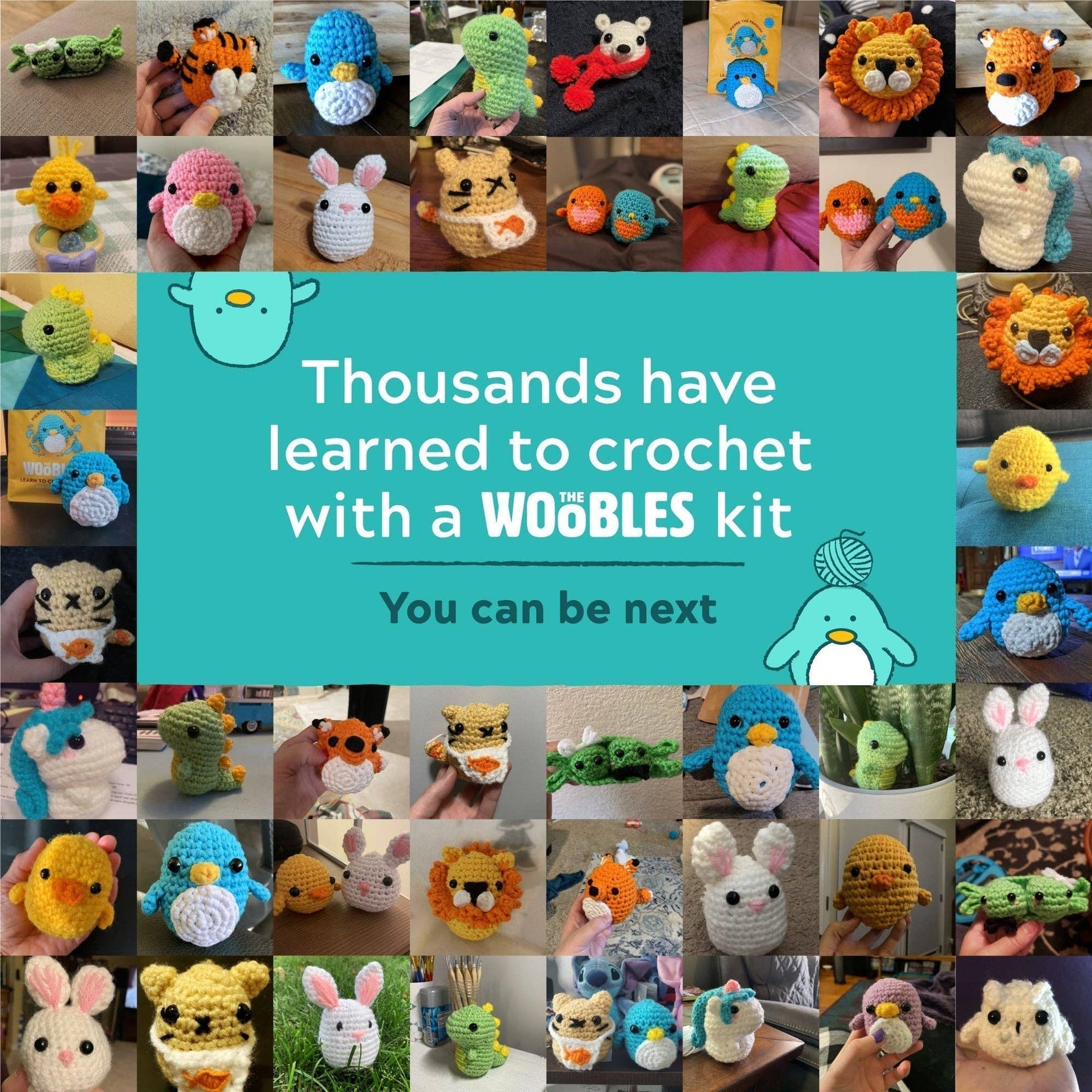 The Woobles | Maeve the Duck Crochet Kit – Lift Bridge Yarns