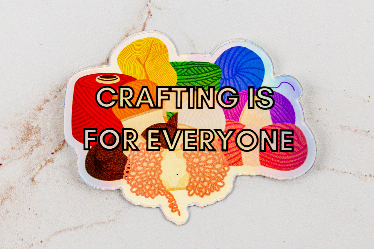 Lift Bridge Yarns | Causes & Donations | Shiny Pride Sticker