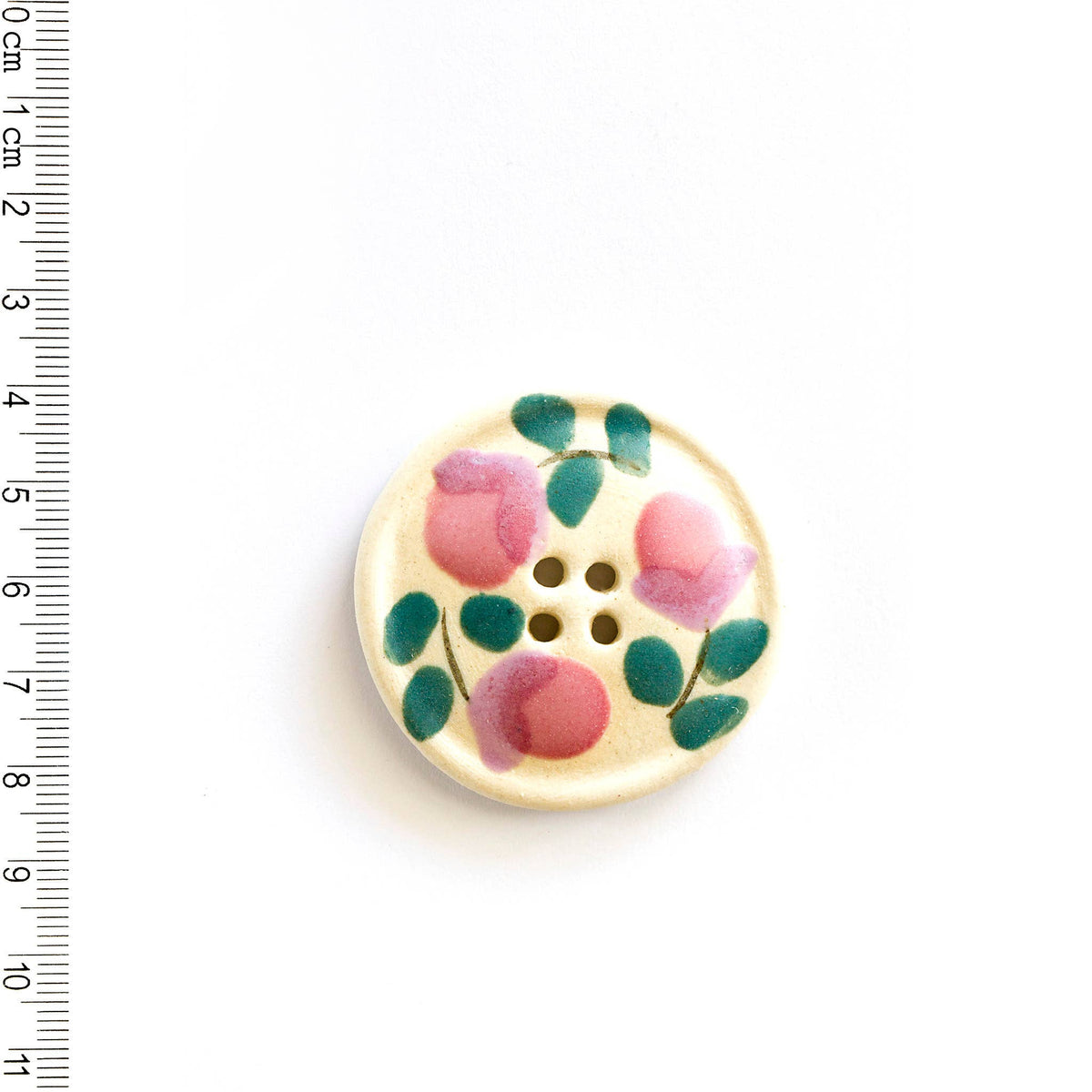 Incomparable Buttons | X-Large Pink Floral Button | 1 ct – Lift Bridge ...
